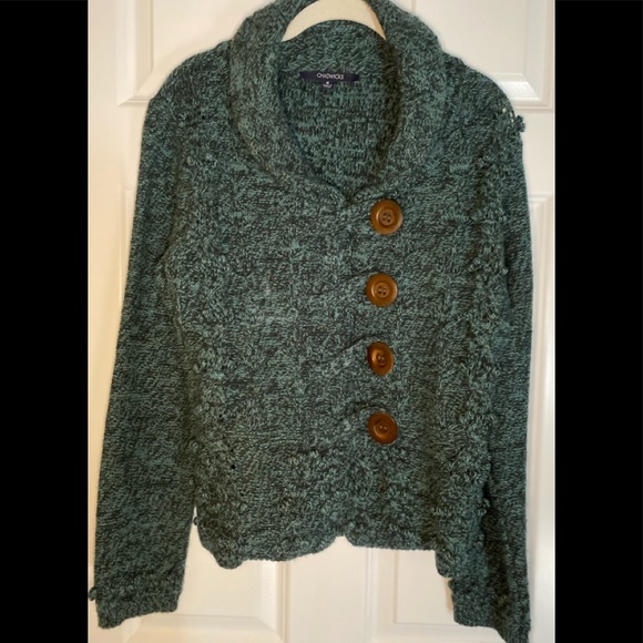 Chadwicks | Sweaters | Chadwicks Chunky Bluegreen And Black Sweater ...